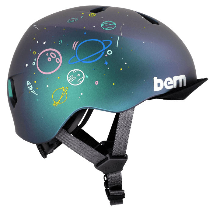 Bern Nino DVRT Youth Helmet - Metallic Space Splat – Bern Helmets