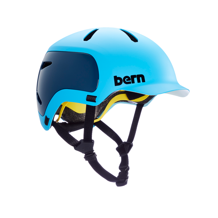 Bern Watts 2.0 MIPS Helmet - Matte Ocean Blue – Bern Helmets