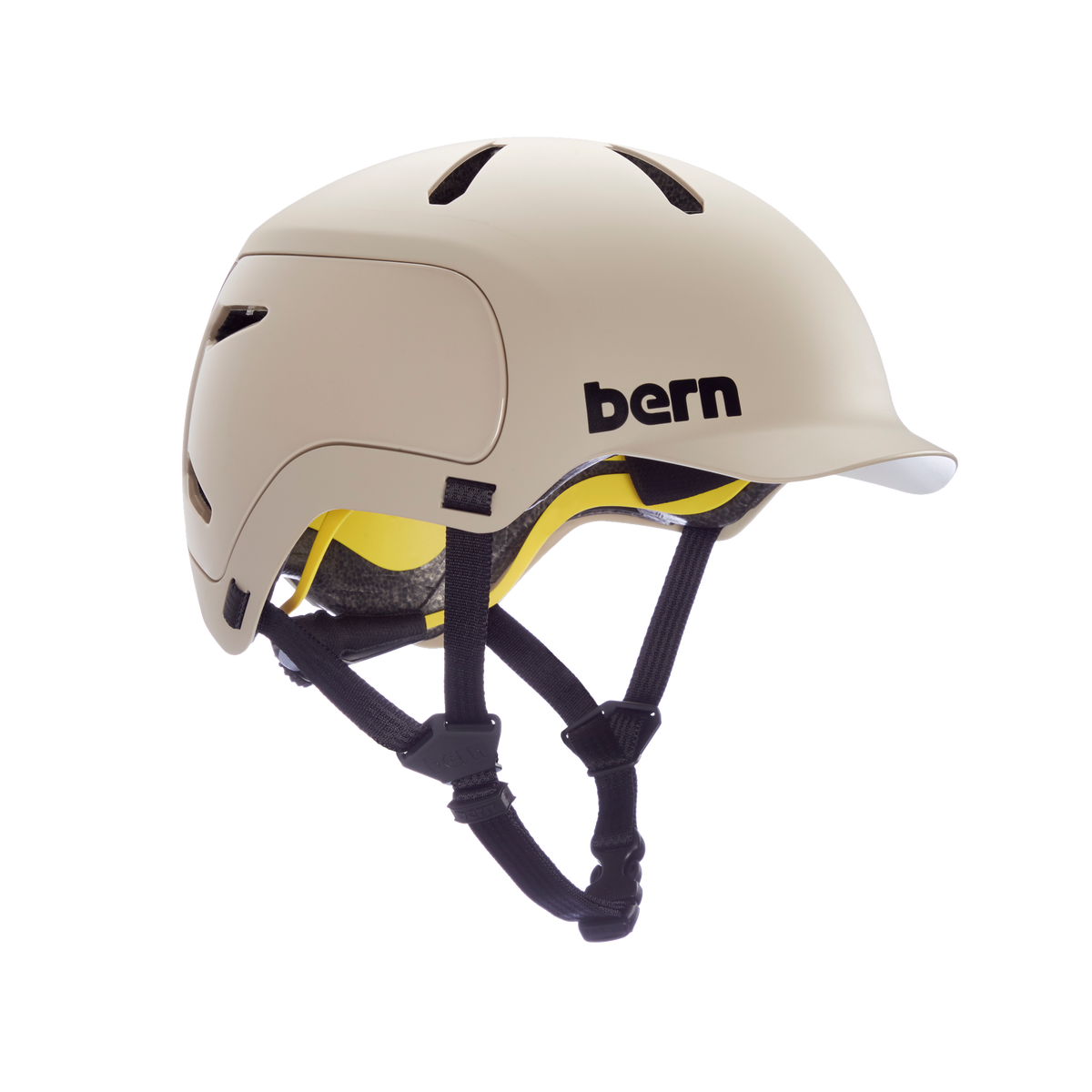 Bern Watts 2.0 MIPS Helmet - Matte Sand – Bern Helmets